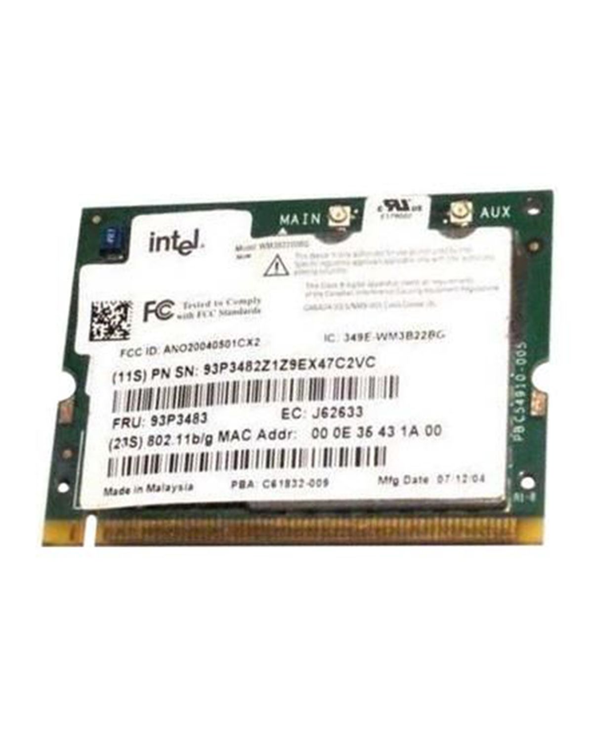 Shop - IBM Wireless Mini Pci Wireless Card - Sibbex