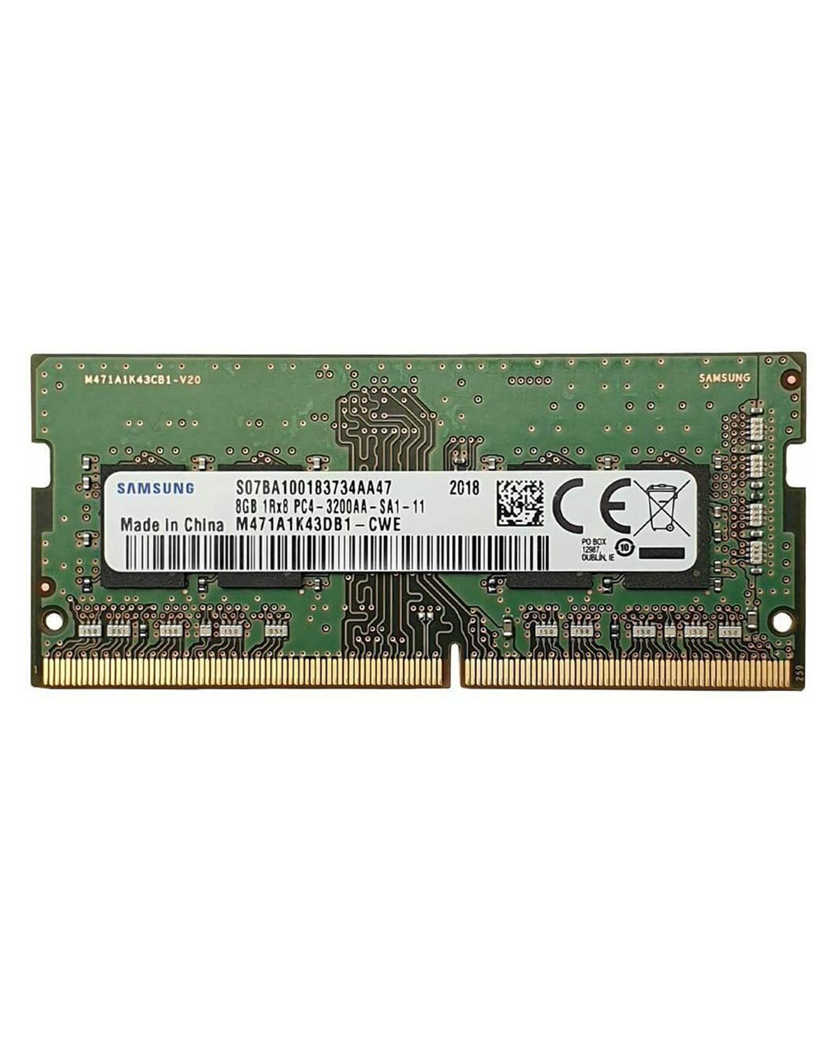 Shop - Samsung 8GB DDR4 3200 Mhz PC4-25600 SODIMM Laptop Memory - Sibbex