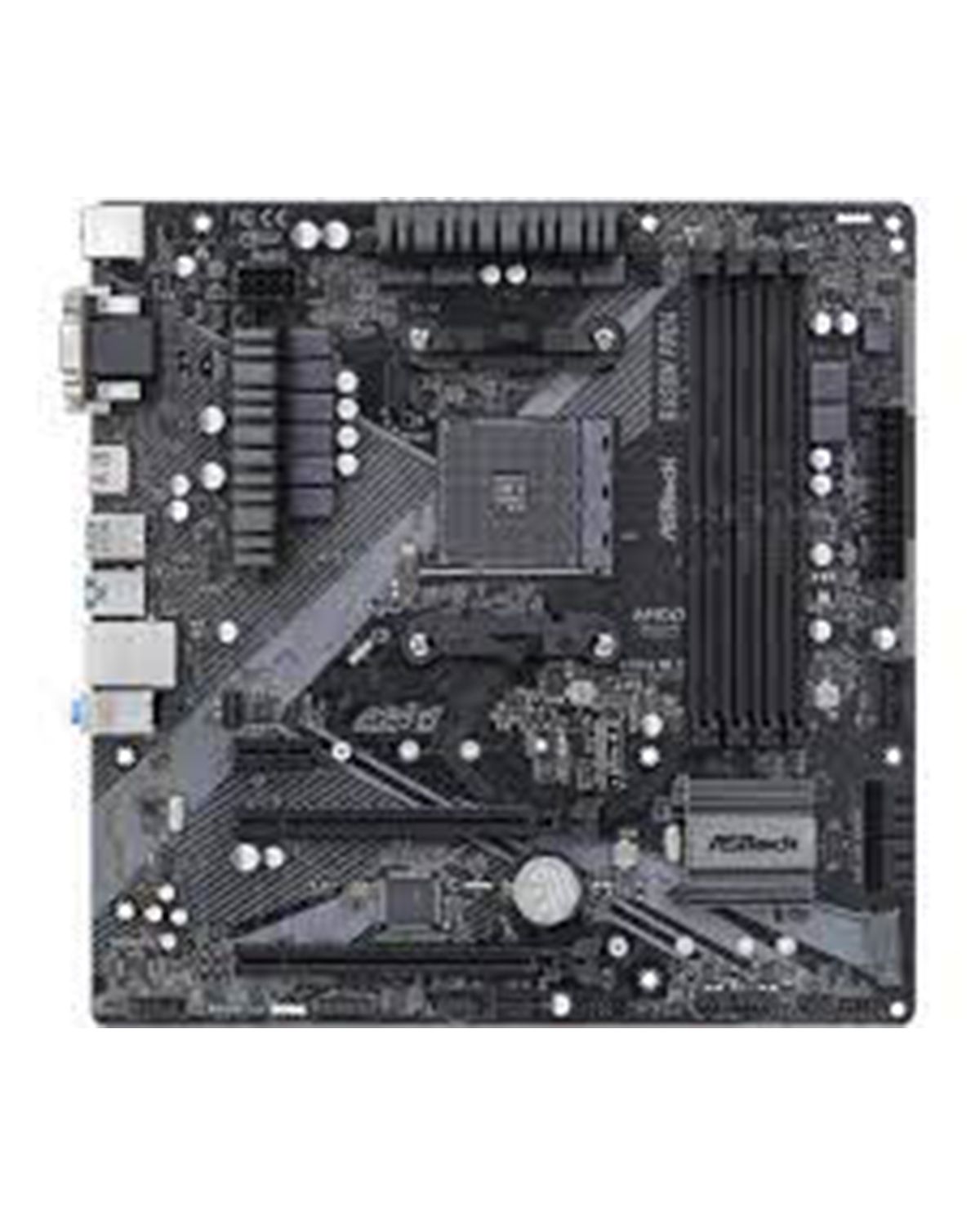 ASRock B450M Pro4 AM4 AMD Promontory B450 AMD Ryzen Series Micro-ATX ...