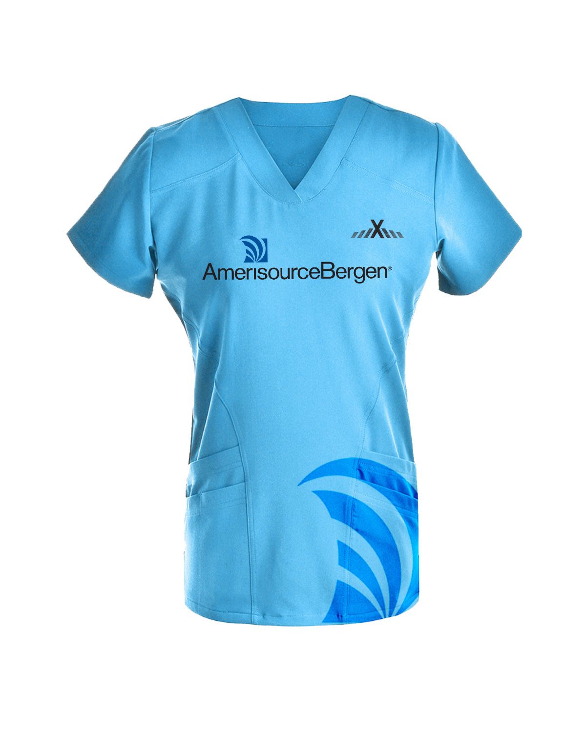 Athleisurex Full Custom Medical Scrubs Top - For Women