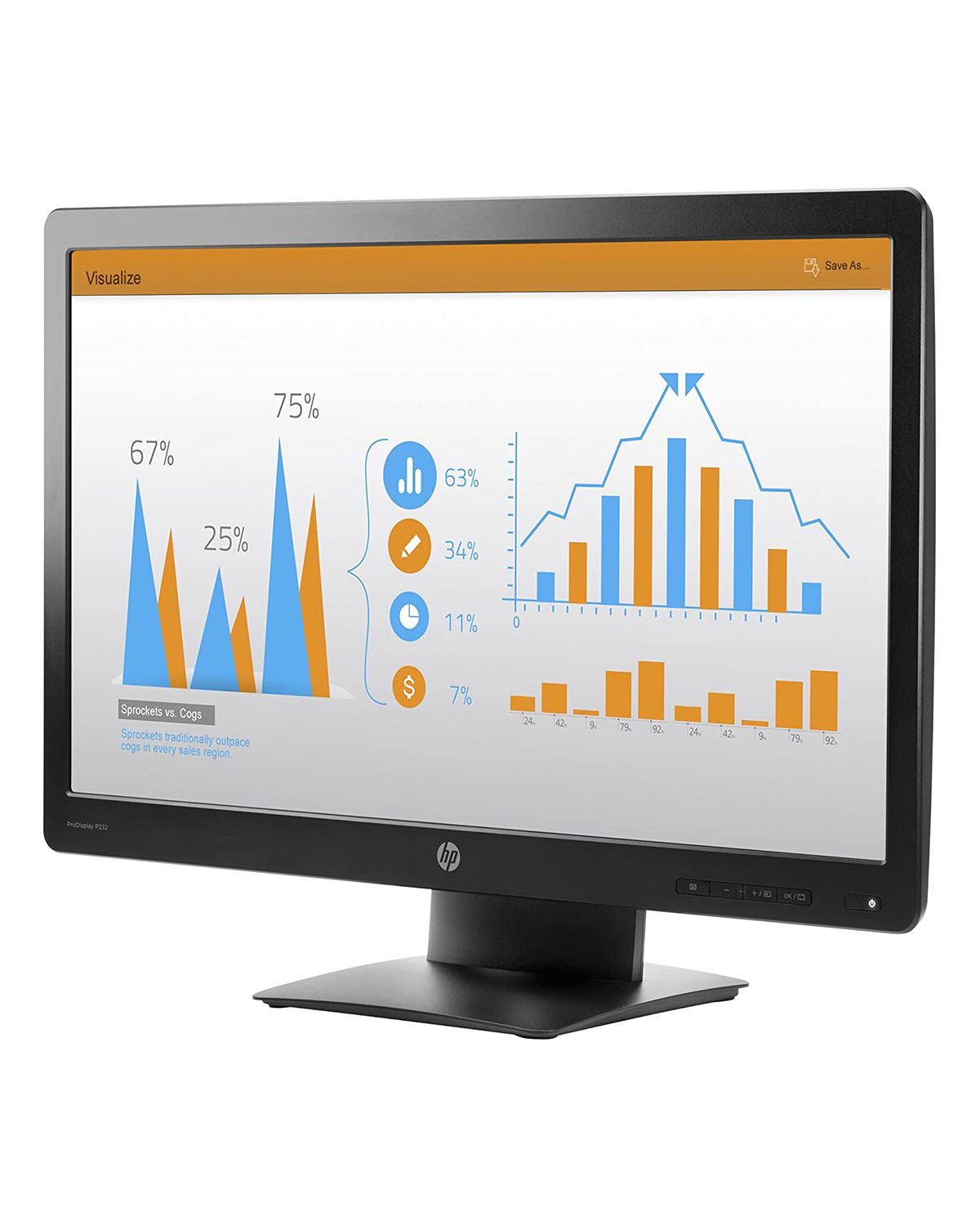 HP ProDisplay P232 23-inch 1920X1080 VGA LED Monitor