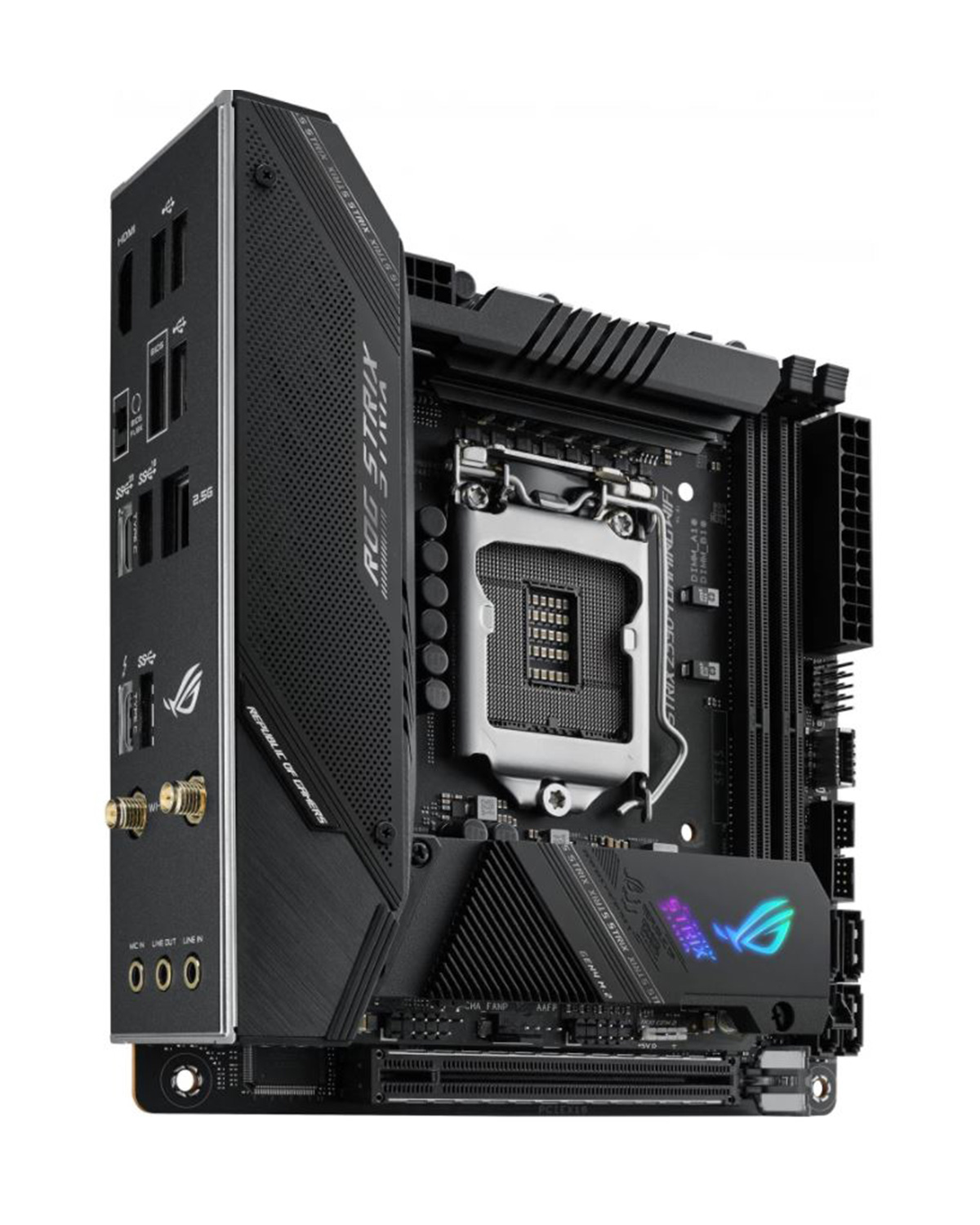 Shop - Asus Rog Strix Z590-I Gaming Wifi Lga1200 Mini-Itx Desktop ...